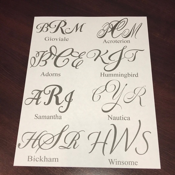 Other | Custom Monogram Tumblers | Poshmark